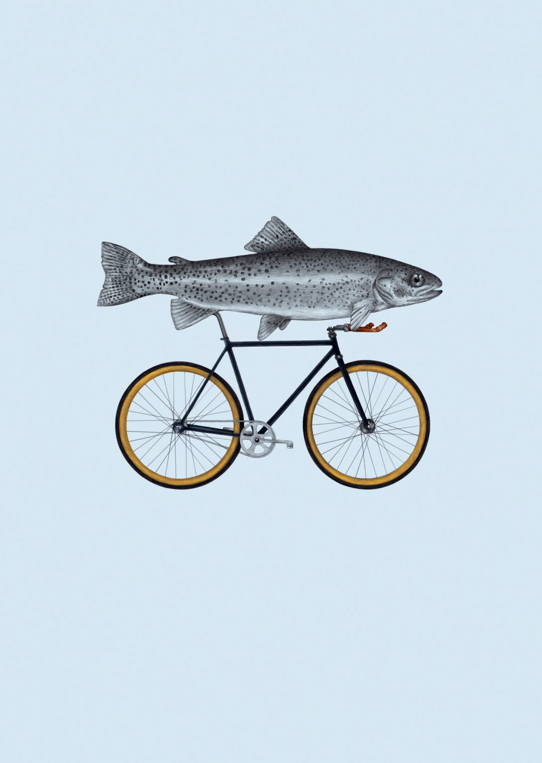 Fish / Fixie Bike - The Good Life Merch